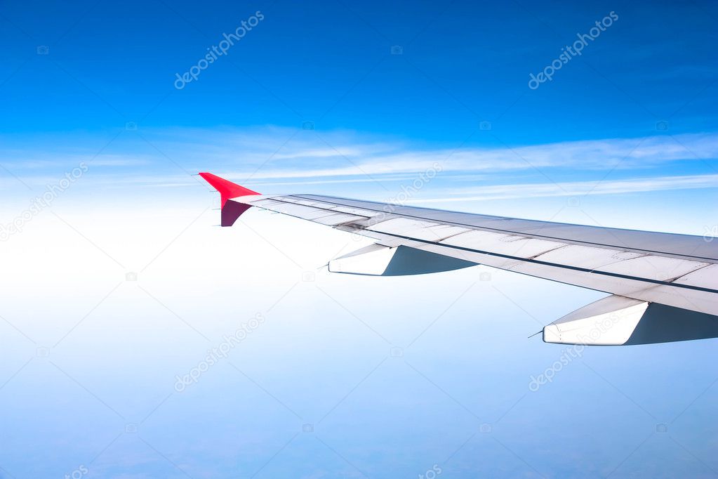 Airplane Wing — Stock Photo © comzeal #24368407