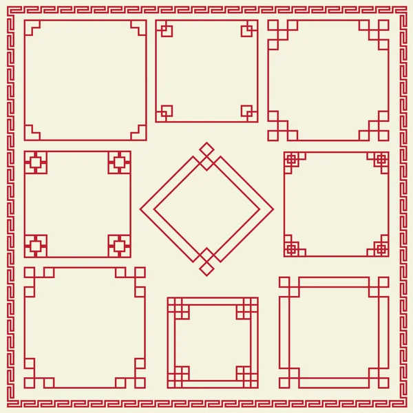 Chinese frame Vector Art Stock Images | Depositphotos
