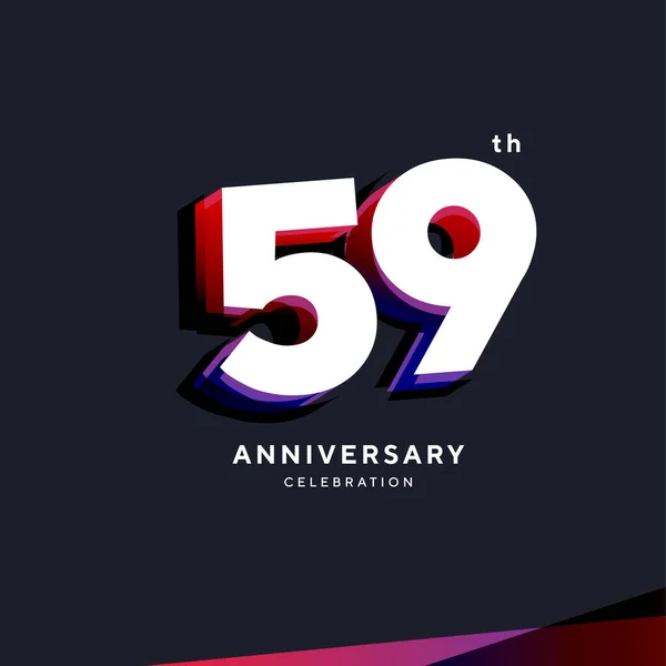 197 59 anniversary logo Vector Images | Depositphotos