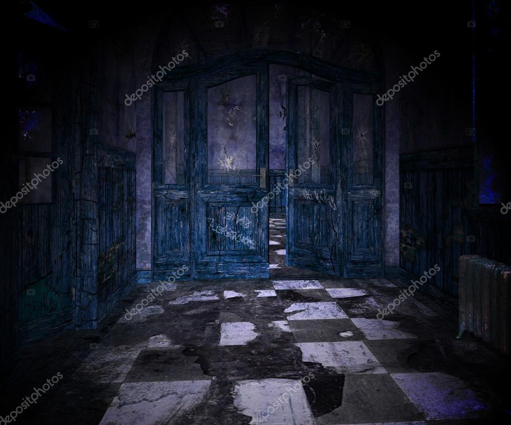 Blue Scary Interior — Stock Photo © BackgroundStor #33954751
