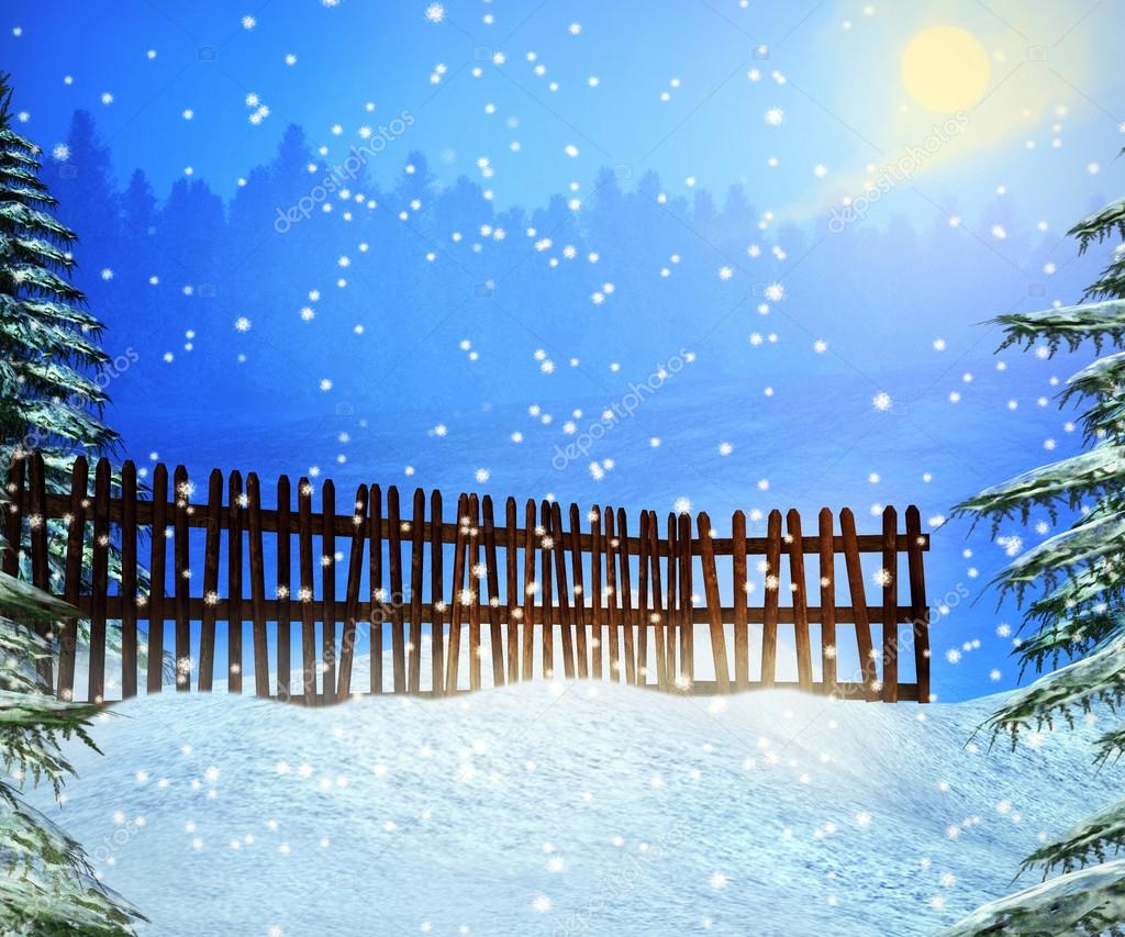Snow Winter Backdrop — Stock Photo © BackgroundStor #34931733