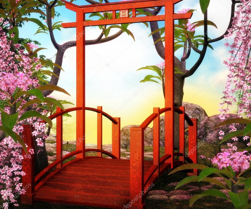 Asian bridge — Stock Photo © BackgroundStor #42779643