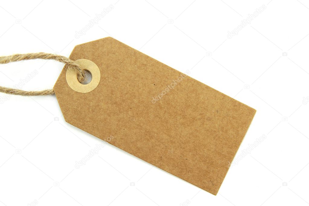 Blank natural paper label Stock Photo by ©hayatikayhan 25872565