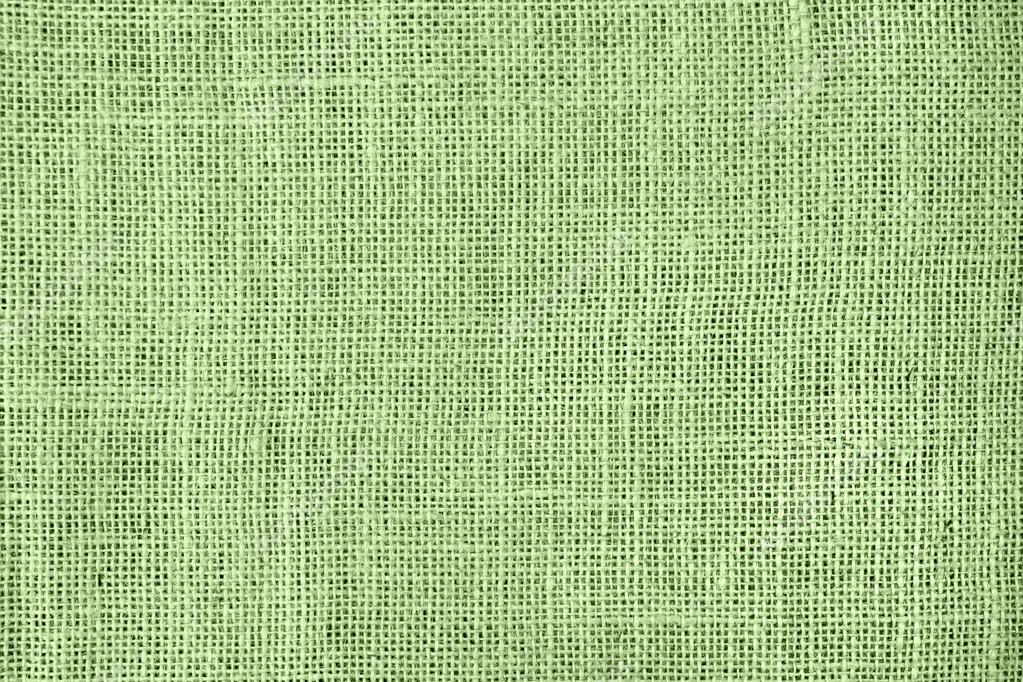 Green Burlap Texture