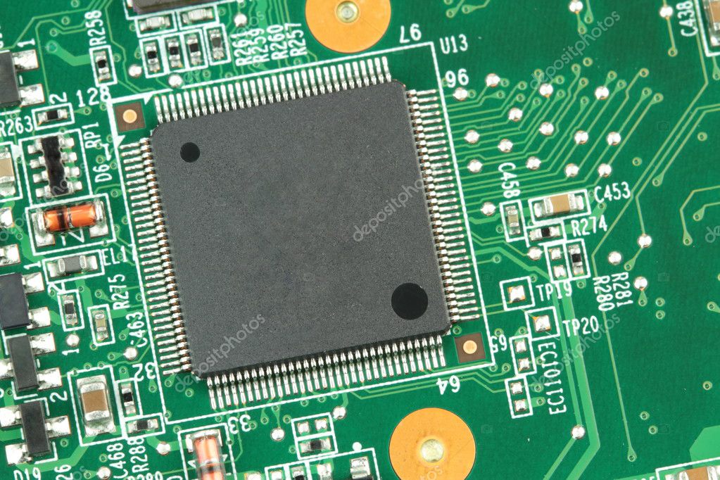Electronic Circuit , macro — Stock Photo © hayatikayhan #47268563