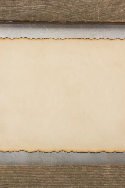 Old Retro Aged Paper Parchment Isolated White Background Top View Stock ...