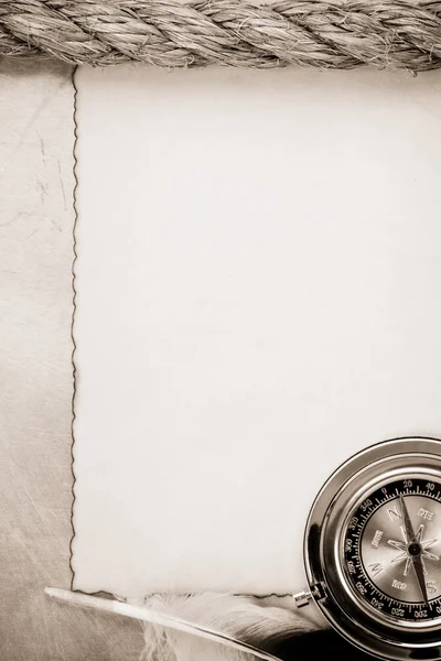 Parchment and compass Stock Photo by ©seregam 24016141