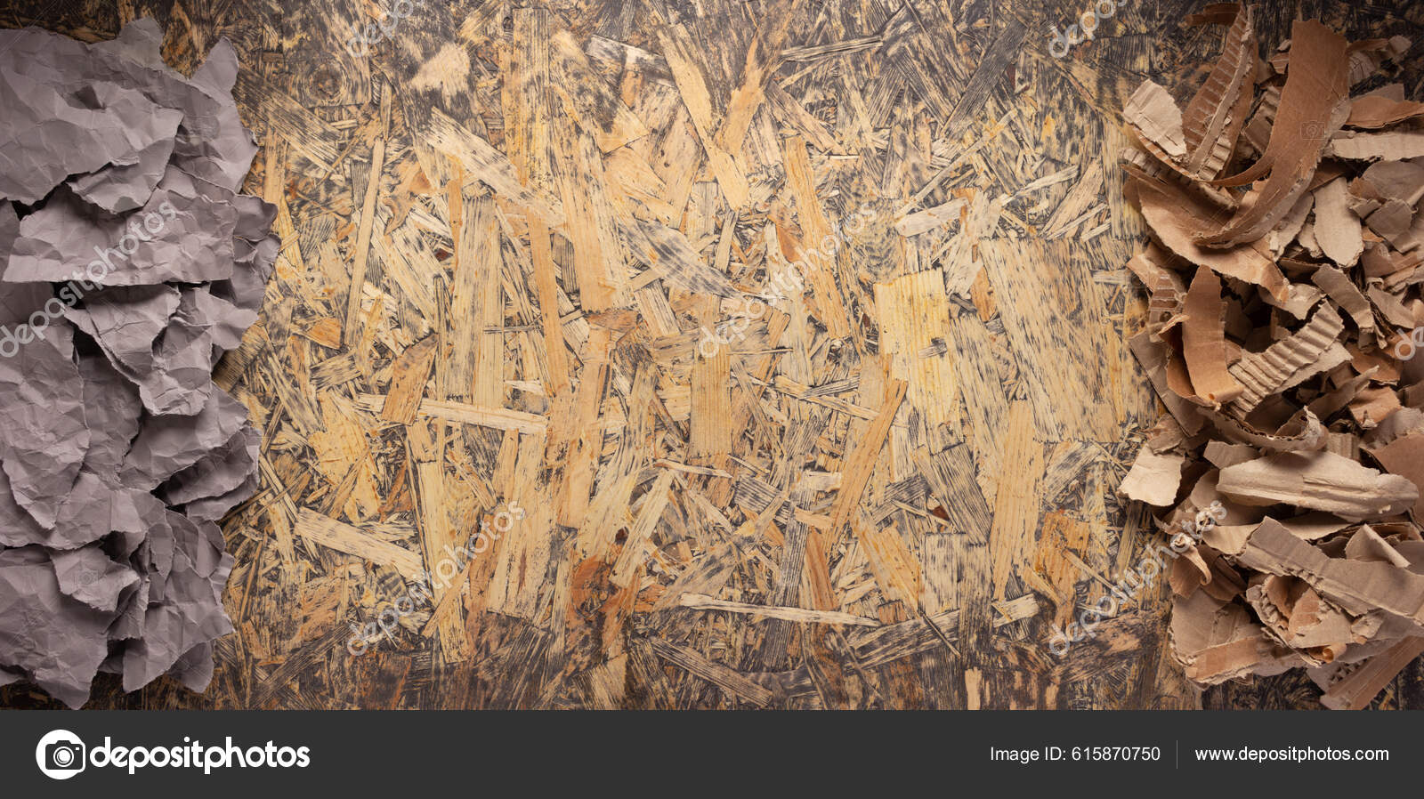 Cardboard Torn Edge Brown Ripped Paper Chipboard Plywood Background ...