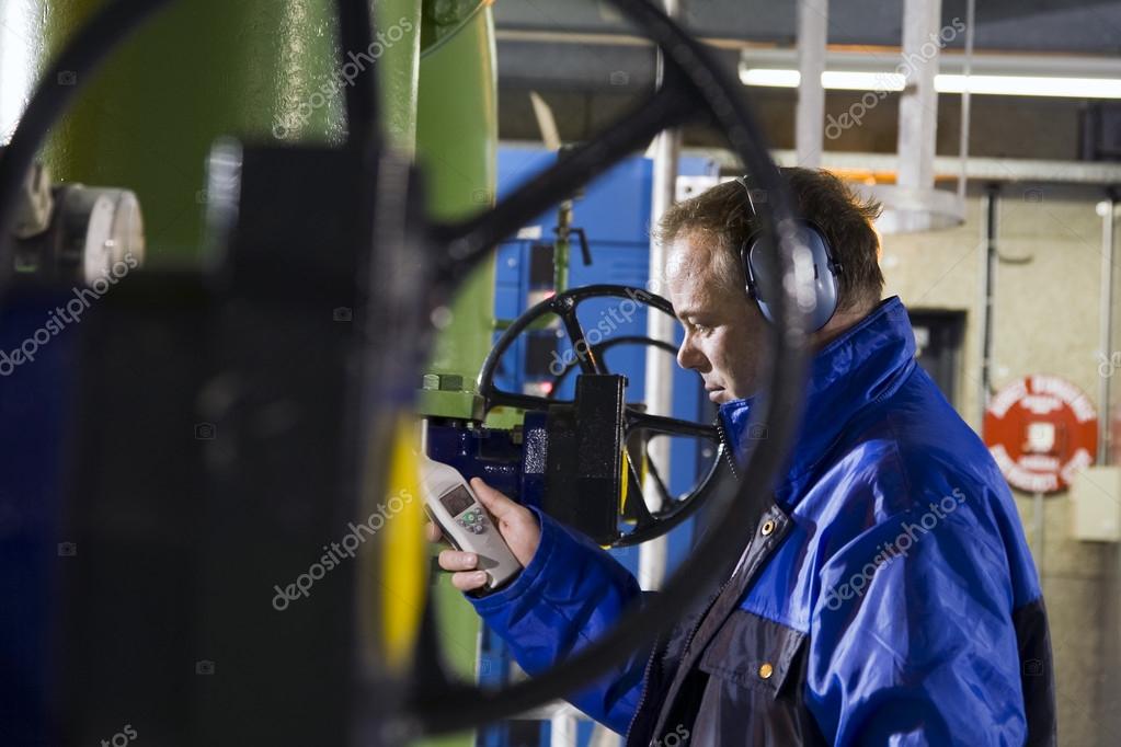 Engineer running tests — Stock Photo © shadow69 #13865559