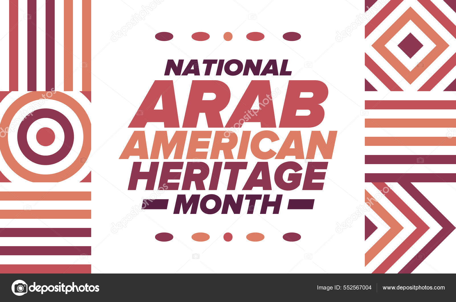 Native Arab American Heritage Month April Arab American Culture ...