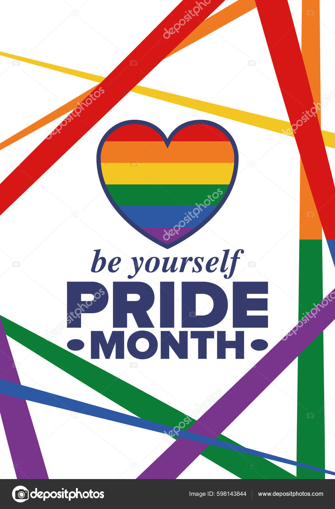 Hbtq Pride Month Juni Lesbisk Gay Bisexuell Transgender Firas Årligen — stockvektor av ©scoutori ...