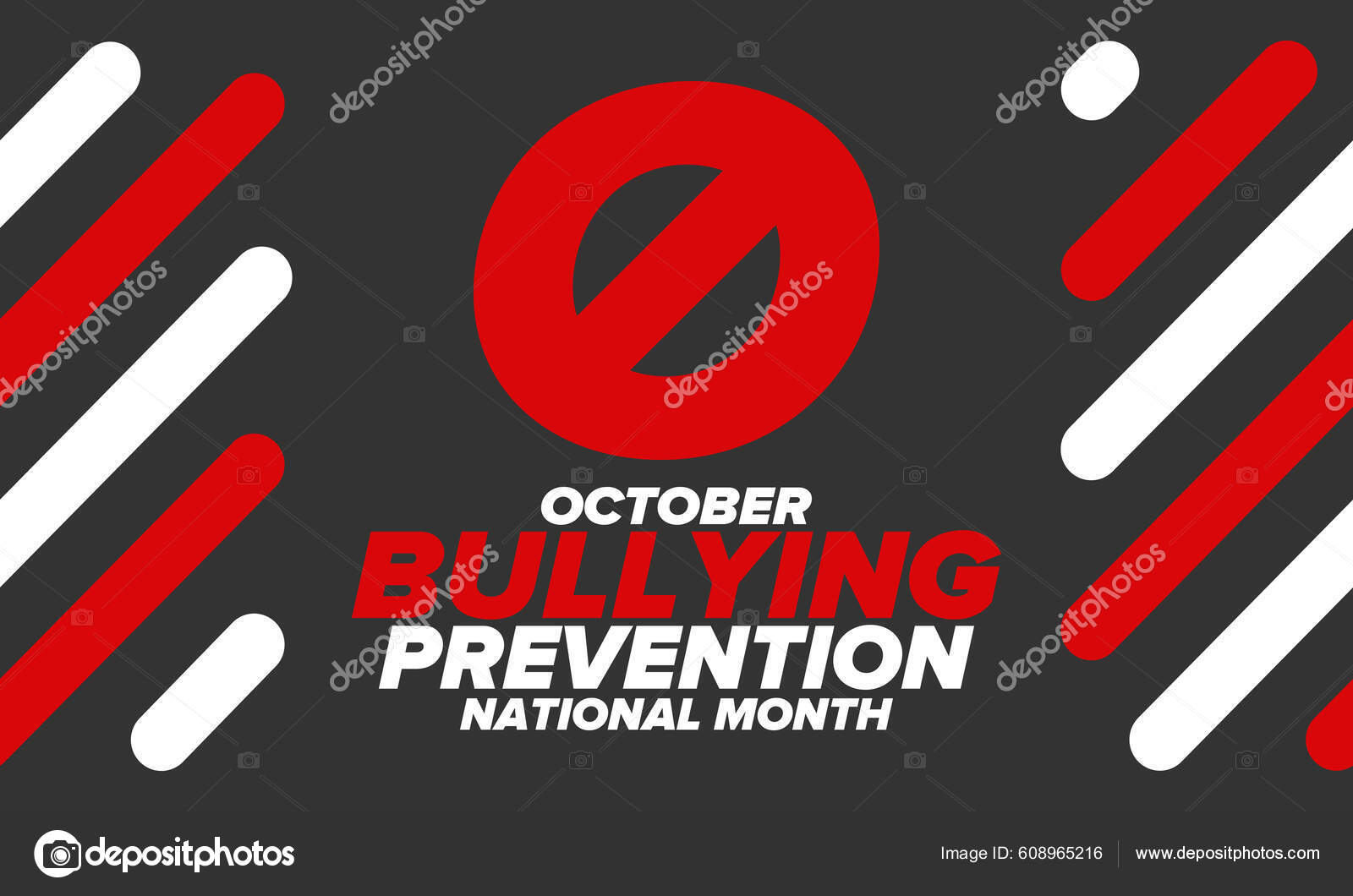 Mois National Prévention Lintimidation Octobre Arrête Dintimider