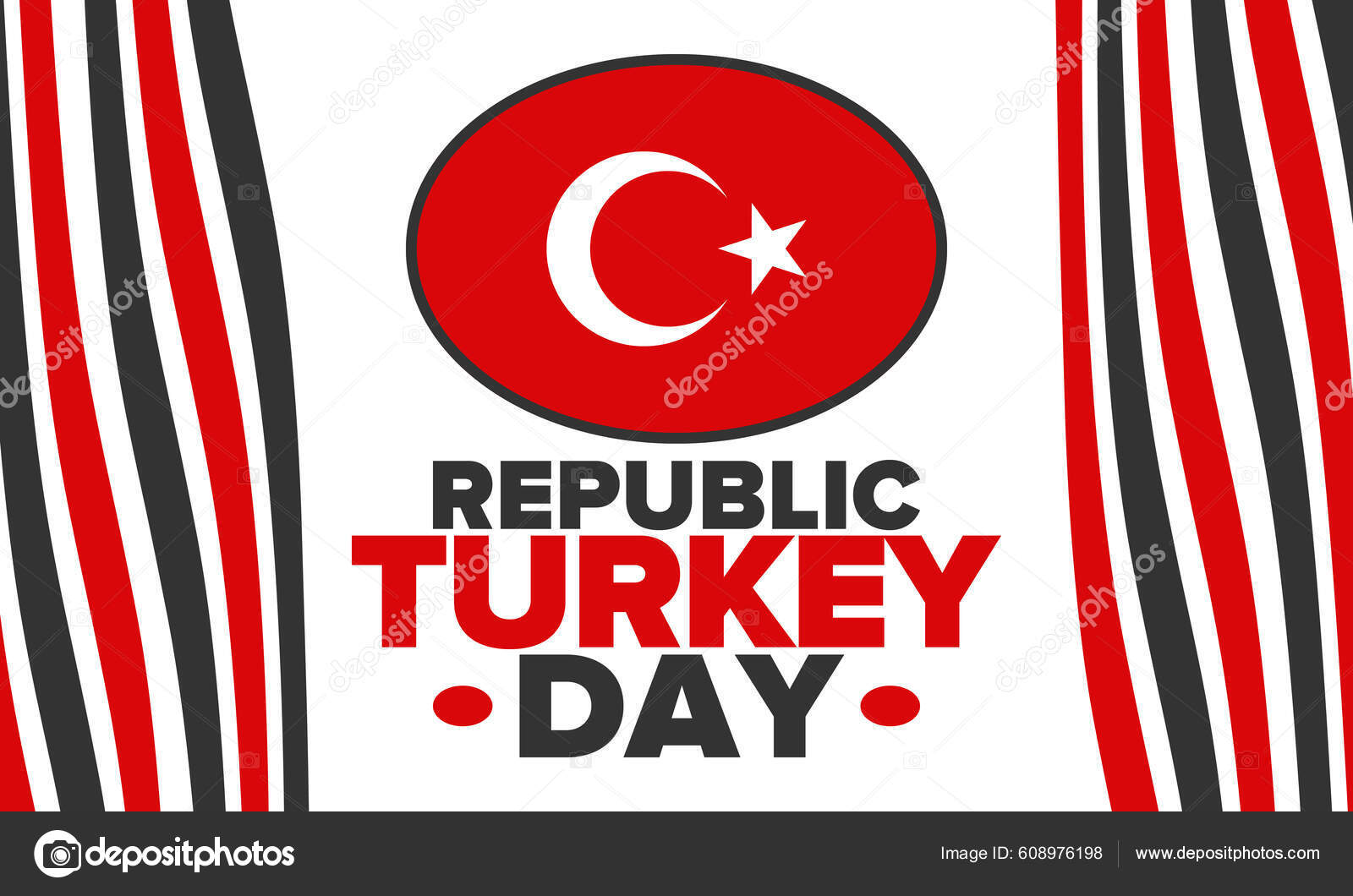 Turkey Republic Day National Happy Holiday Celebrated Annual October ...