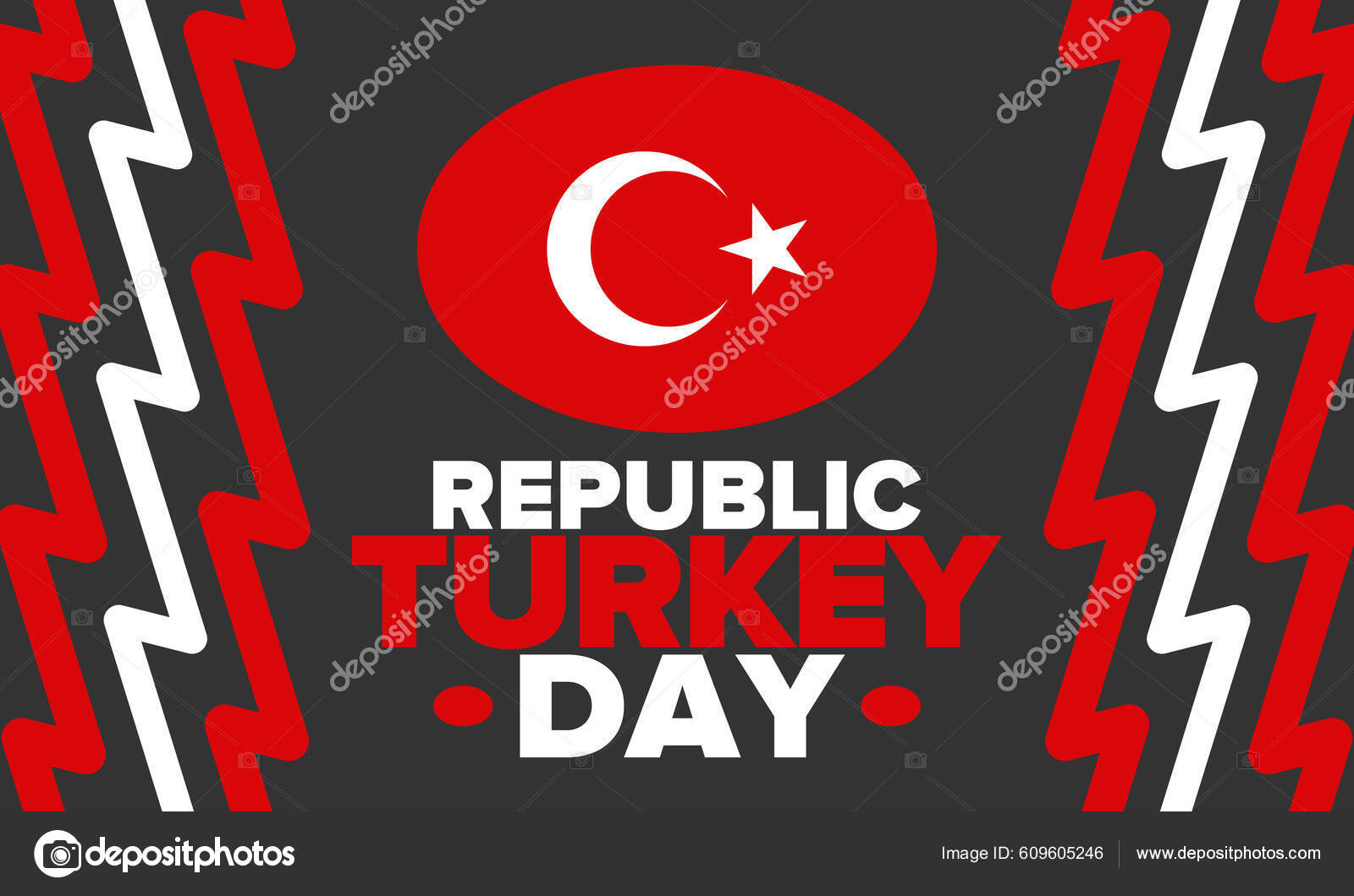 Turkey Republic Day National Happy Holiday Celebrated Annual October ...