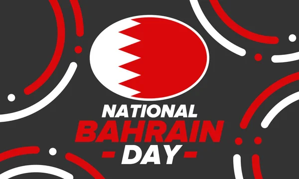 Bahrain National Day National Happy Holiday Celebrated Annual December ...