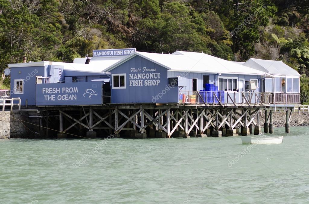 Mangonui fish and chips shop - New Zealand – Stock Editorial Photo ...
