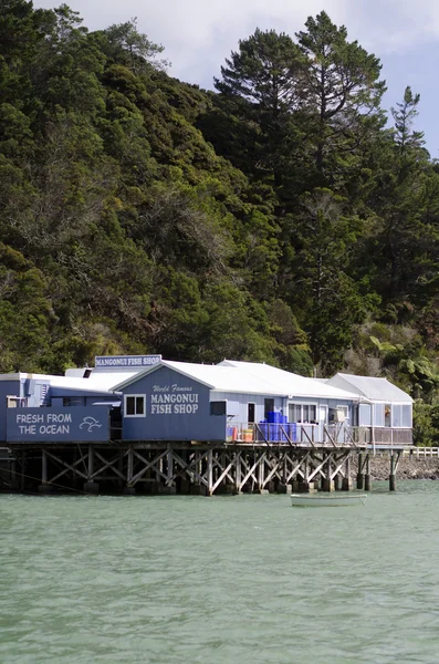 Mangonui fish and chips shop - New Zealand – Stock Editorial Photo ...