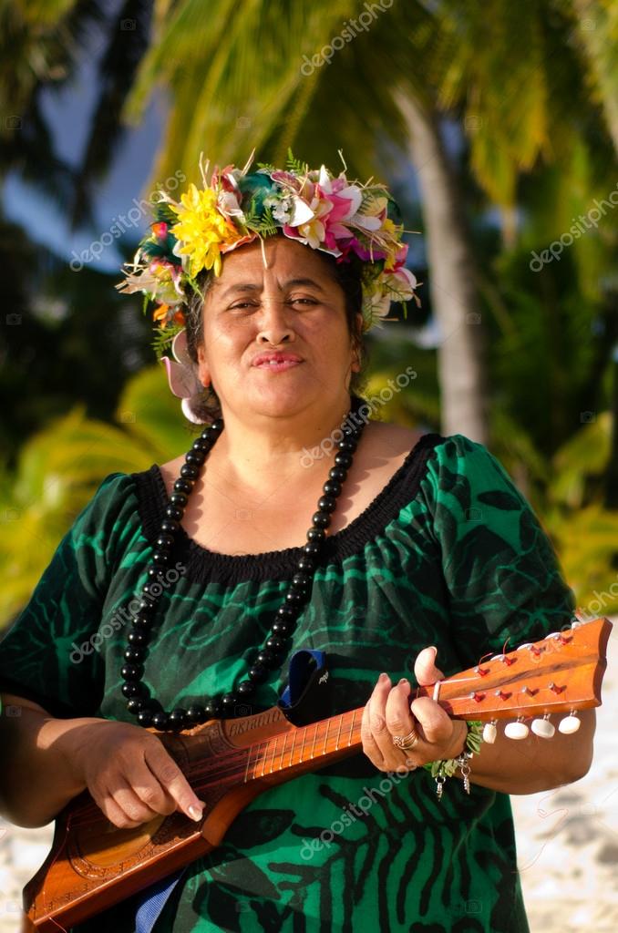 Polynesian Pacific Island Tahitian Music – Stock Editorial Photo ...