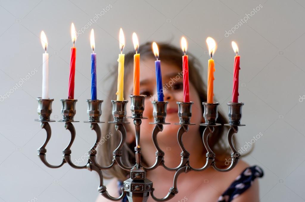 Hanukkah menorah Stock Photo by ©lucidwaters 37841447