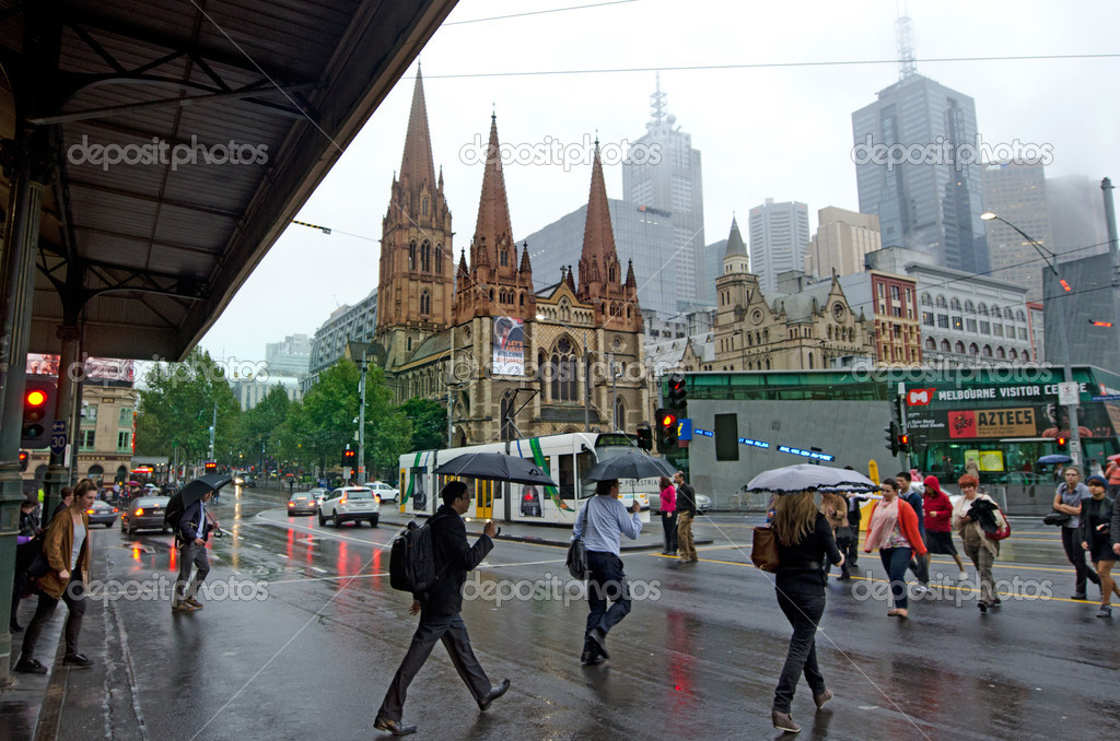 Melbourne - Street Scene – Stock Editorial Photo © lucidwaters #45683819