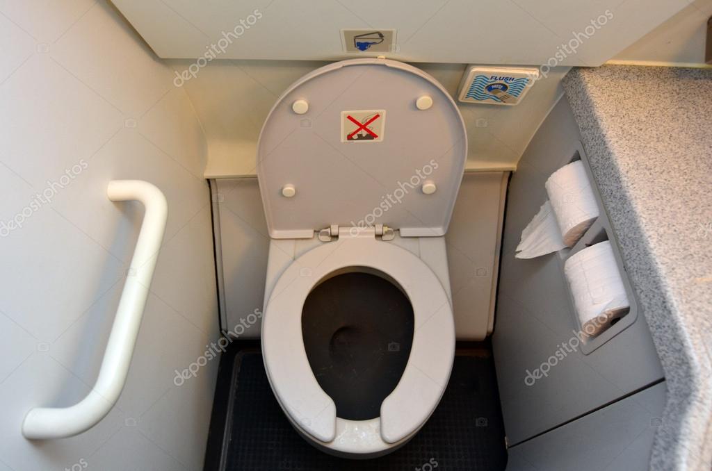 Aircraft lavatory toilets — Stock Photo © lucidwaters #45762801