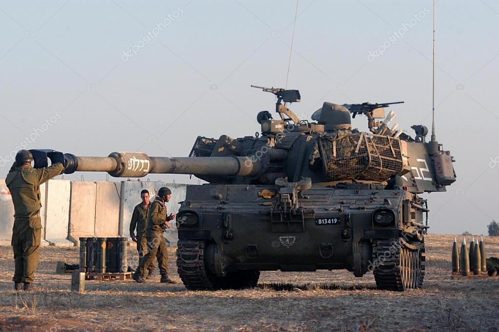 Israeli artillery M109 howitzer unit – Stock Editorial Photo ...