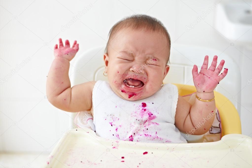 Baby Girl Angry