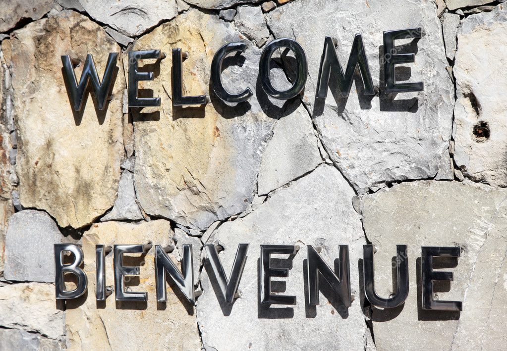 Bienvenue Sign