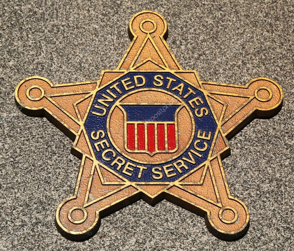US Secret Service emblem on fallen officers memorial in Brooklyn, NY ...