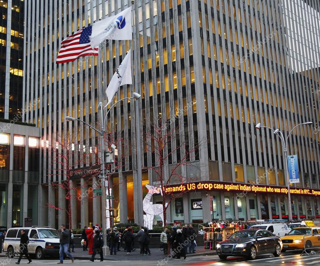 Fox News Sixth Avenue headquarters in Midtown Manhattan — Stock ...