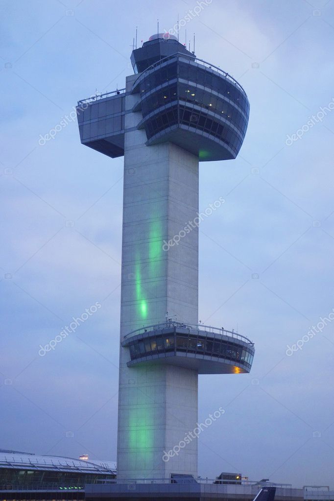 Air Traffic Control Tower at John F Kennedy International Airport ...