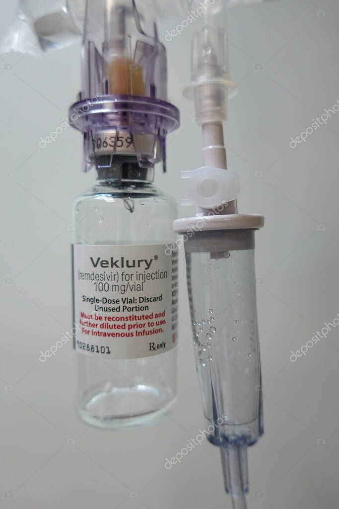 BROOKLYN, NUEVA YORK - 26 DE FEBRERO DE 2022: Remdesivir, la marca ...