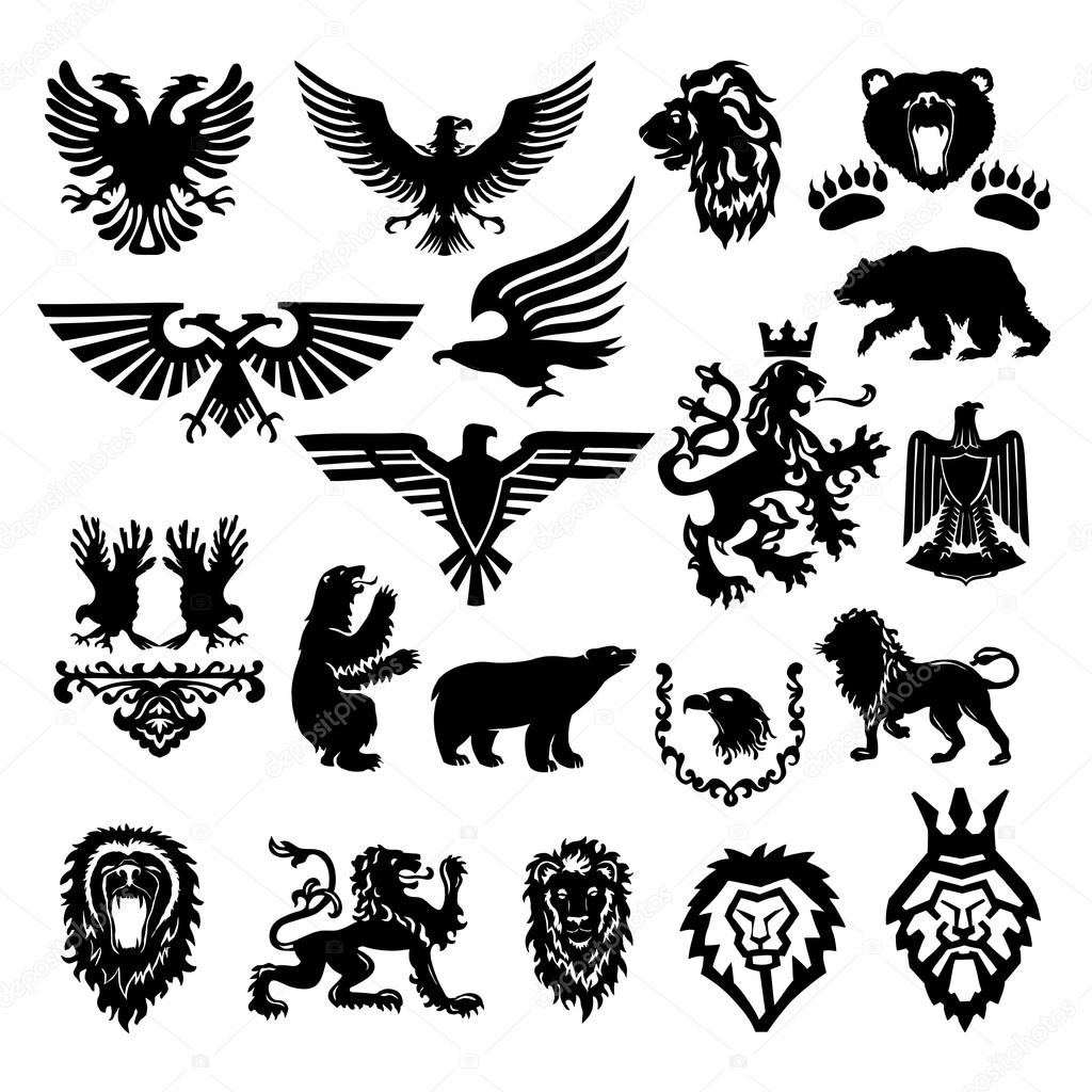 Vector stylized heraldic symbol Stock Vector Image by ©artbutenkov ...