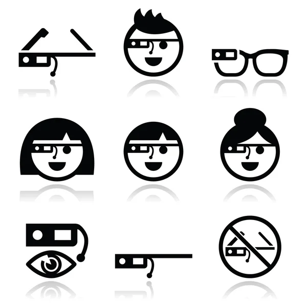 Google glasses icon Vector Art Stock Images | Depositphotos