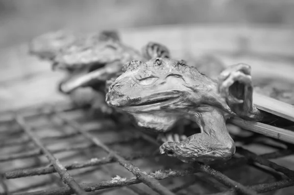 cooking of grill frog at thailand - Stock Image - Everypixel