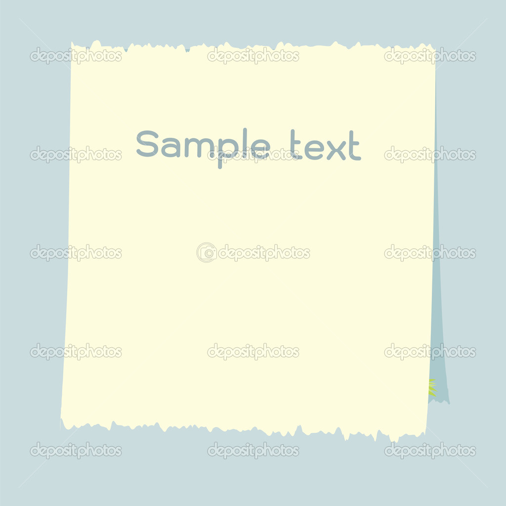Various white note paper, ready for your message illustr — Stock Photo ...
