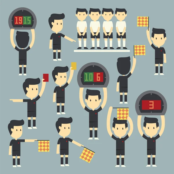 Football referee Vector Art Stock Images | Depositphotos
