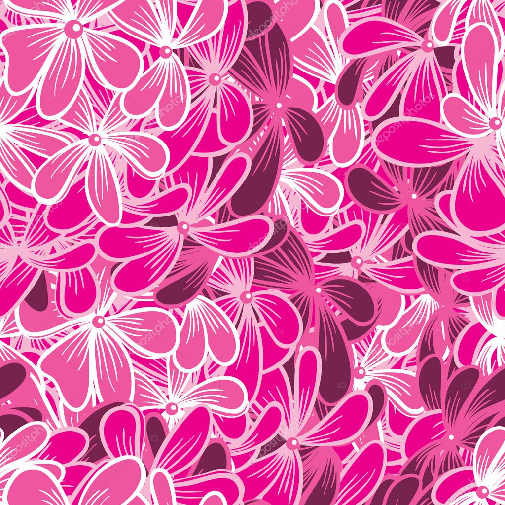 Pink flowers - background Stock Vector Image by ©Chevnenko #25927949