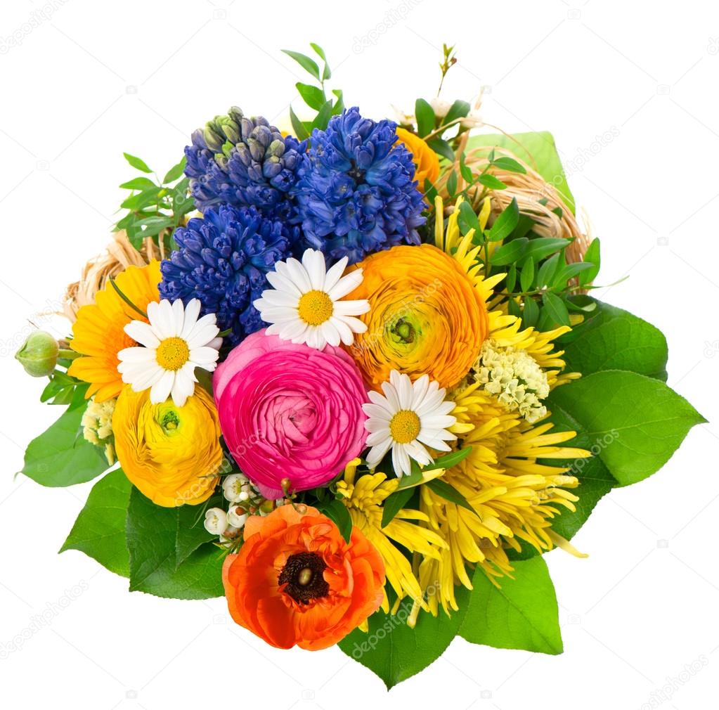 Beautiful bouquet of assorted flowers Stock Photo by ©LiliGraphie 14075721