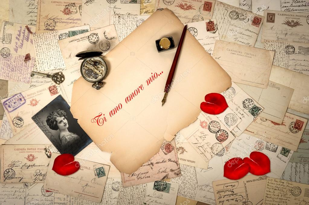 Old love letters and post cards Stock Photo by ©LiliGraphie 21834037