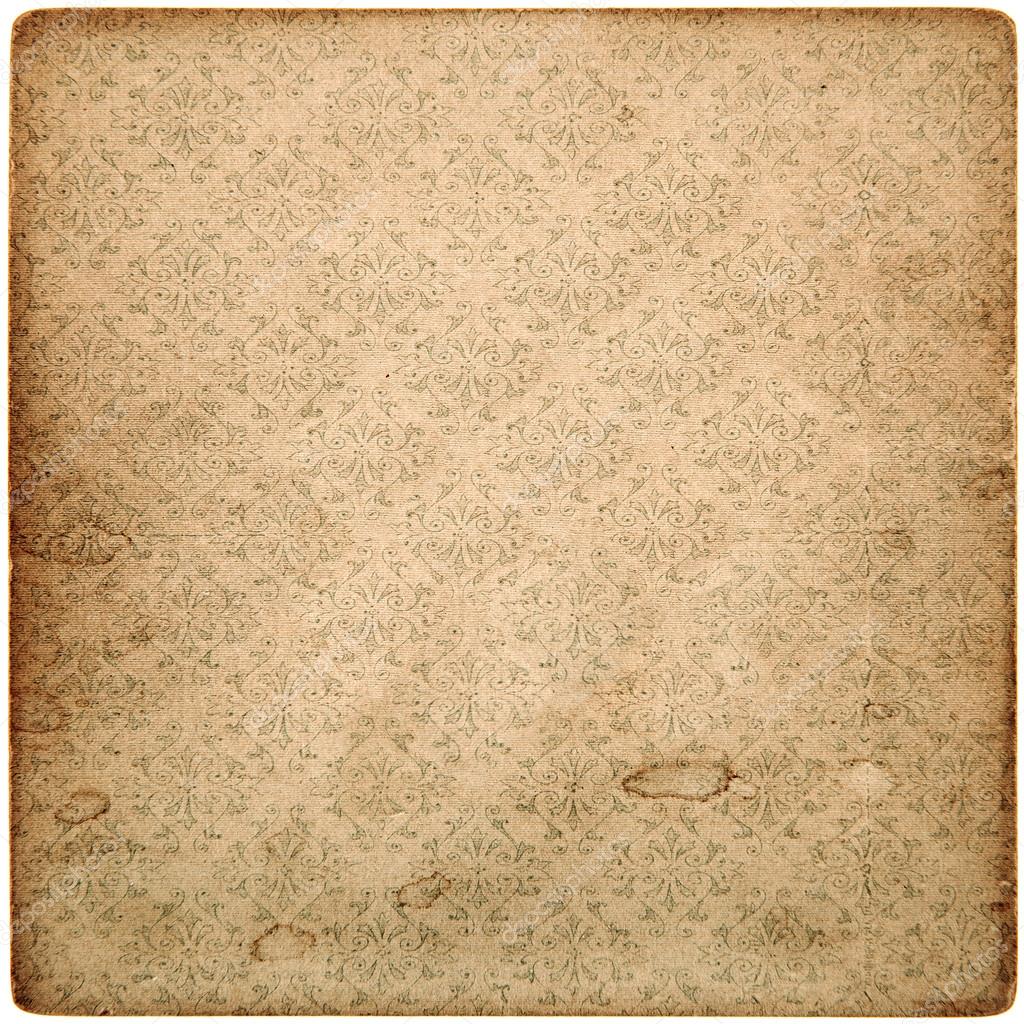 Old vintage grunge paper sheet with pattern — Stock Photo © LiliGraphie ...