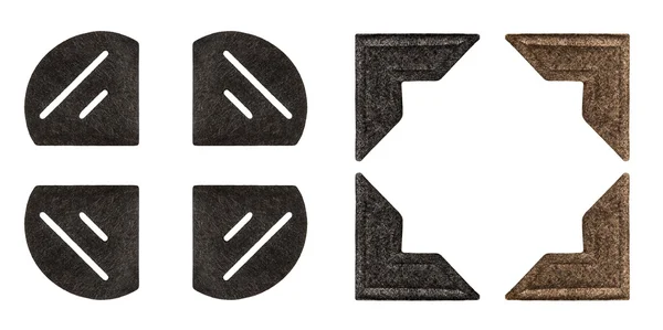 Vintage photo corners isolated on white background Stock Photo by ...