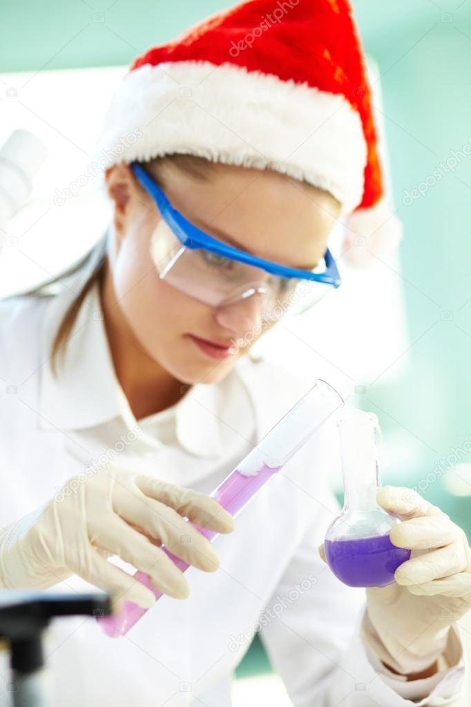 Santa chemist Stock Photo by ©pressmaster 16169017