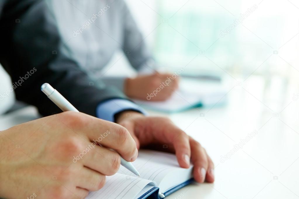 Making notes — Stock Photo © pressmaster #24193915