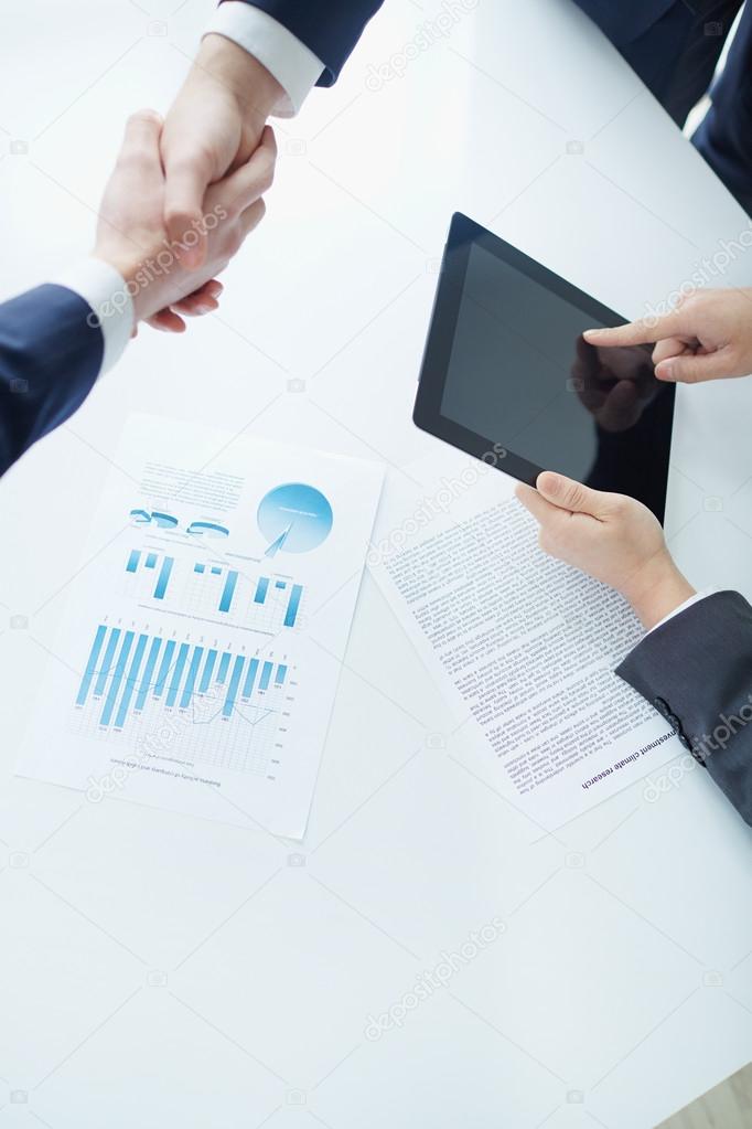 Profitable partnership — Stock Photo © pressmaster #42524015 Profitable partnership — Stock Photo © pressmaster #42524015
