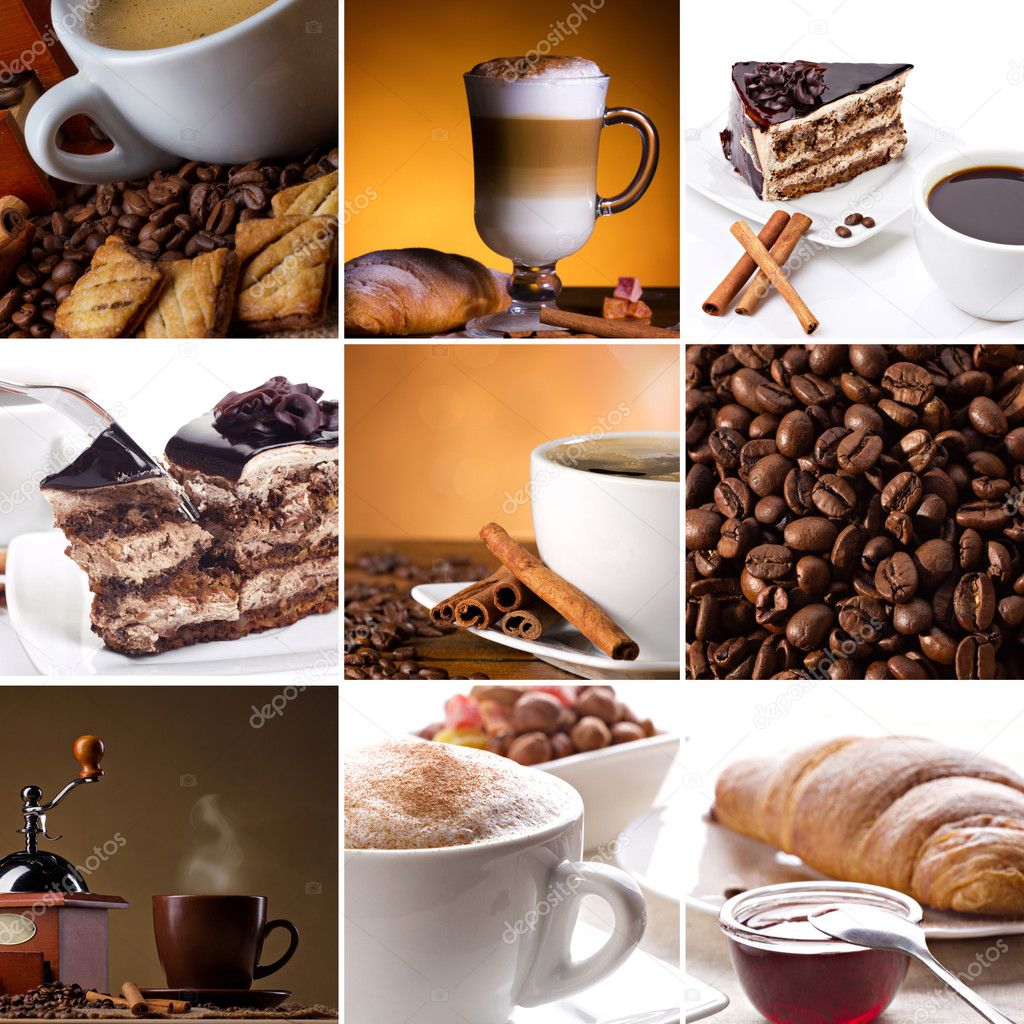 Coffee collage — Stock Photo © zaretskaya #21961881