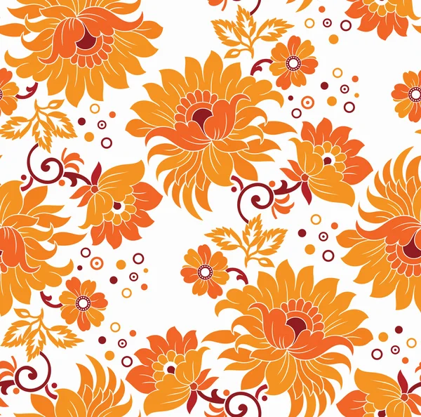 Seamless fancy floral background — Stock Vector © malkani #29306627