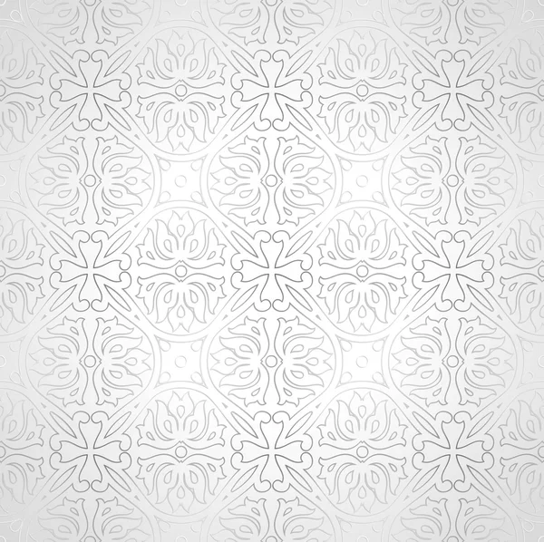 Fancy silver wallpaper — Stock Vector © malkani #14744327