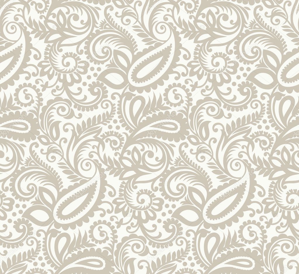 Seamless paisley background Stock Vector Image by ©malkani #43693959
