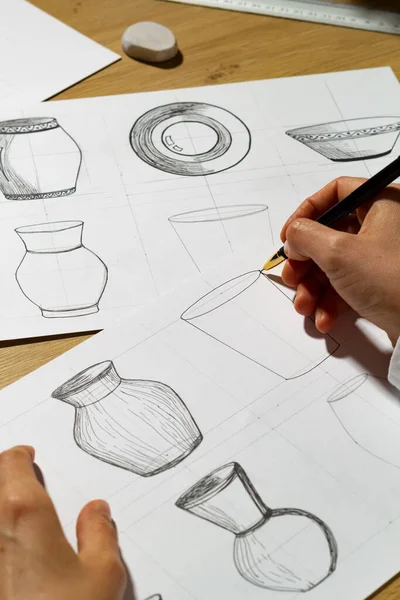 Ceramics drawings Stock Photos, Royalty Free Ceramics drawings Images ...